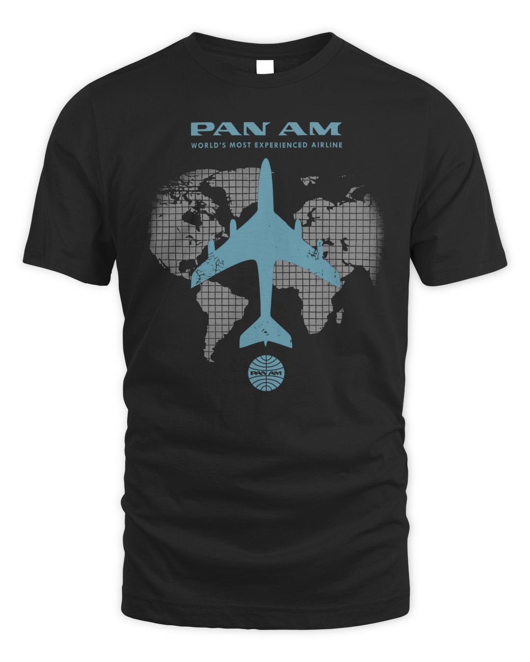 Pan Am Merchandise World Map Plane Shirt