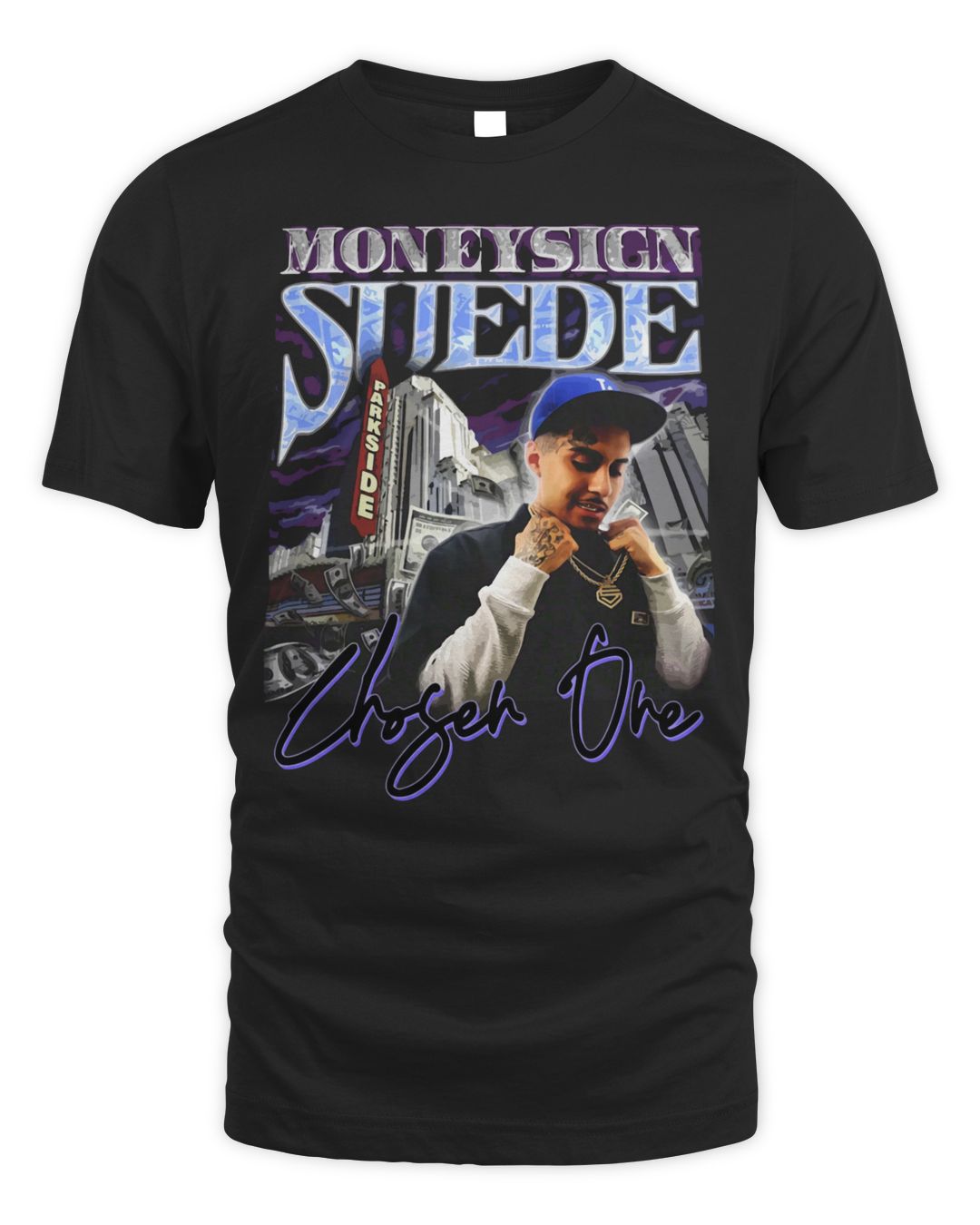 Money Sign Suede Merch Chosen One Shirt | Cassivalen