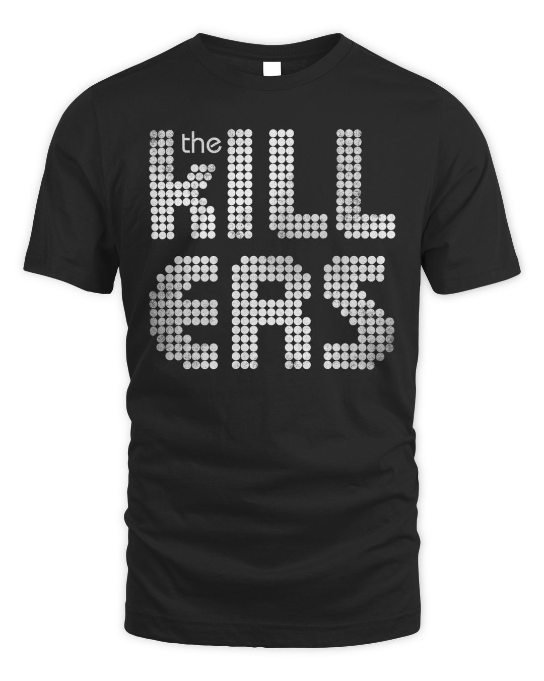 The Killers Merch Distressed Stacked Logo Shirt