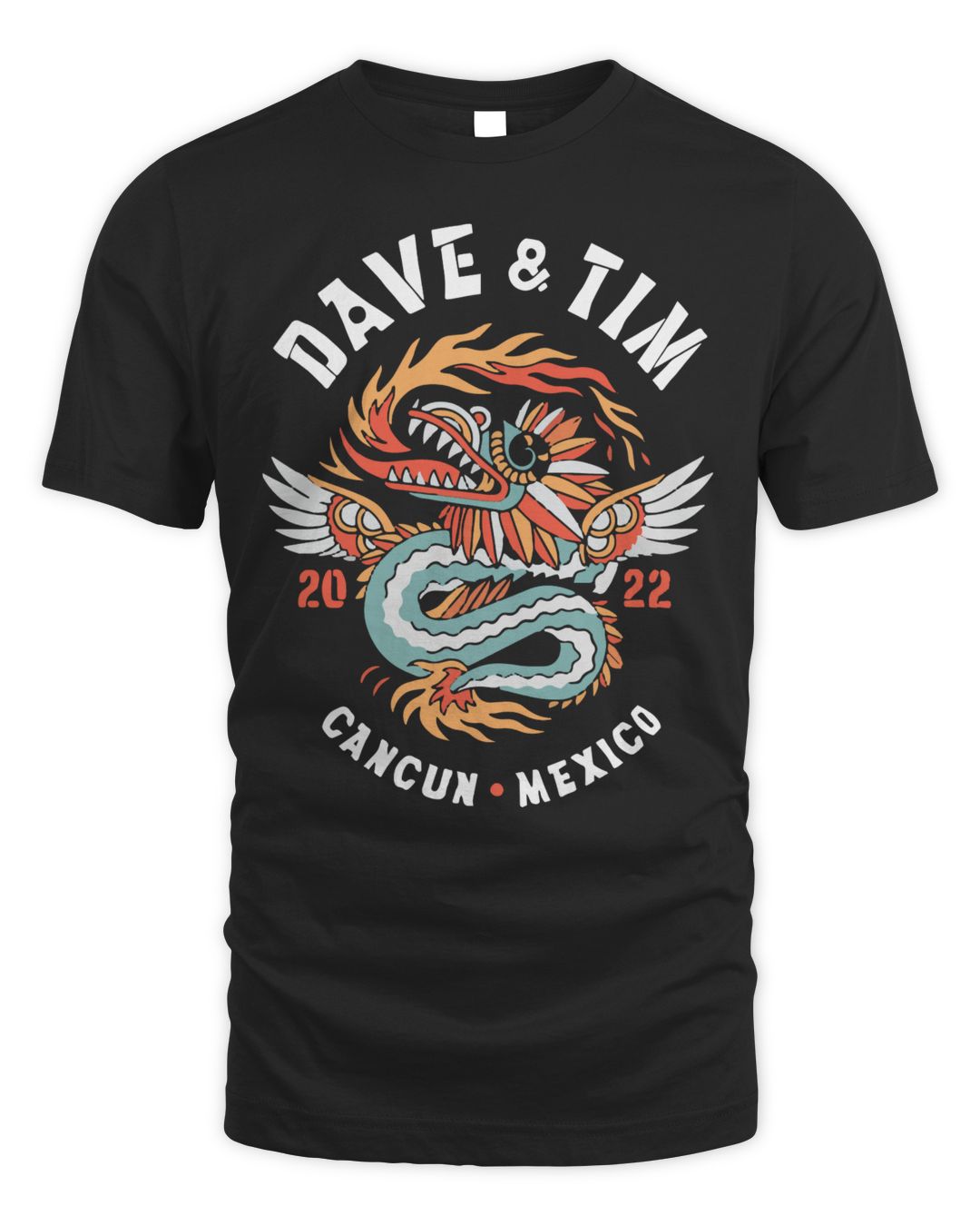 Dave Matthews Merchandise Dave & Tim - Cancun 2022 Dragon Shirt ...