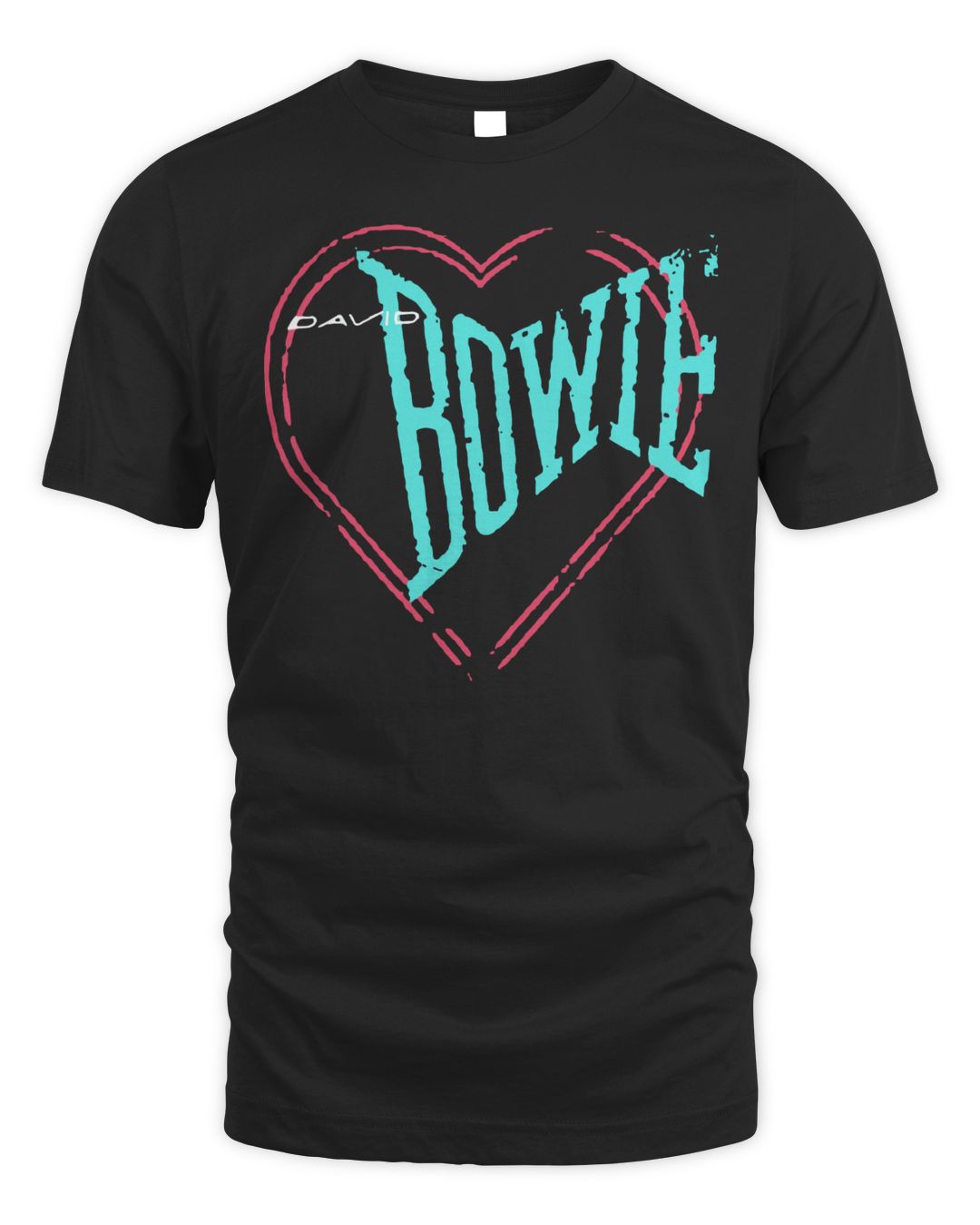 David Bowie Merch Love Bowie Outline Shirt