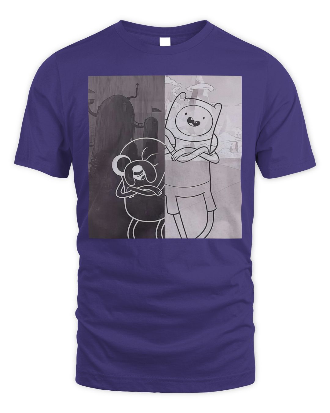Adventure Time Merch Jake Finn Back to Back Shirt | Cassivalen