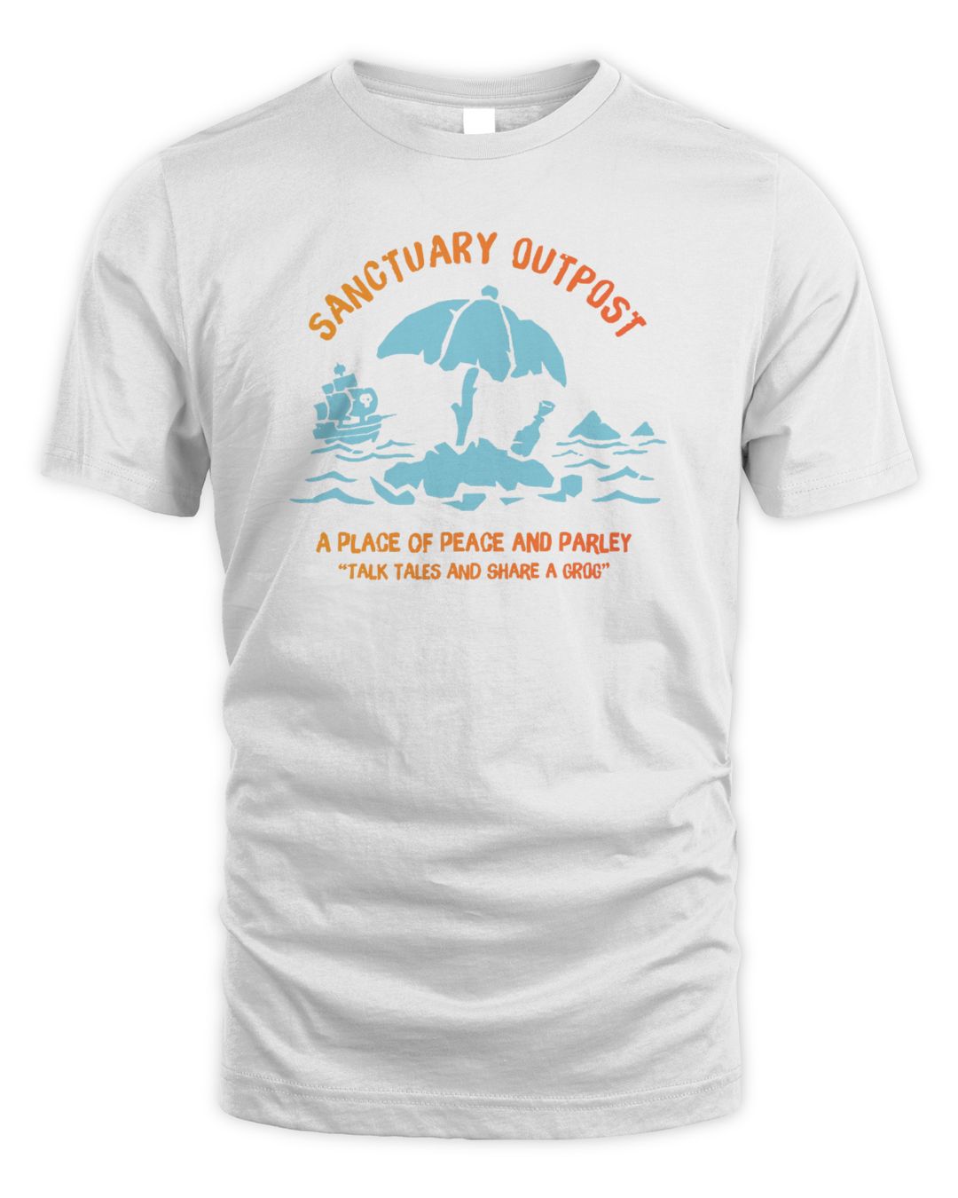 Sea Of Thieves Merch Rare Sanctuary Outpost Shirt