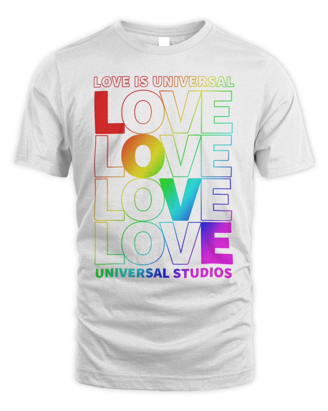Universal Studios Merchandise Love Is Universal Shirt