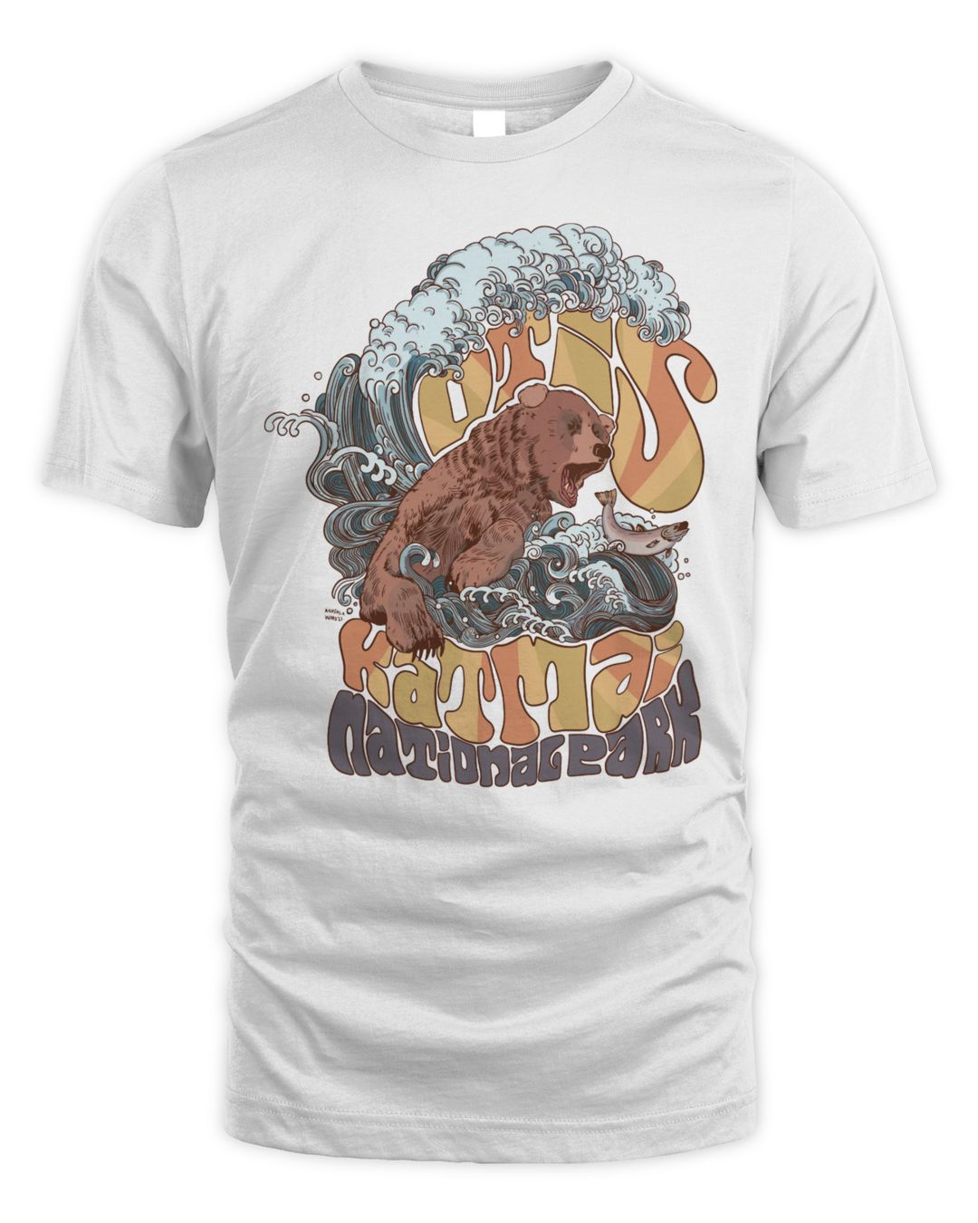 Fat Bear Week Merch Retro Bears Otis Shirt
