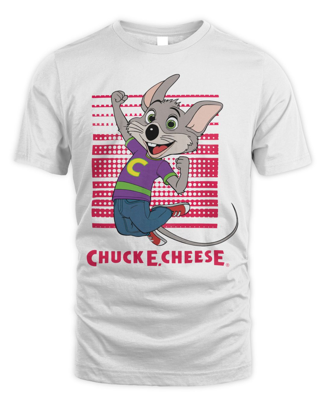 Chuck E Cheese Merchandise Sporty Chuck E. Shirt