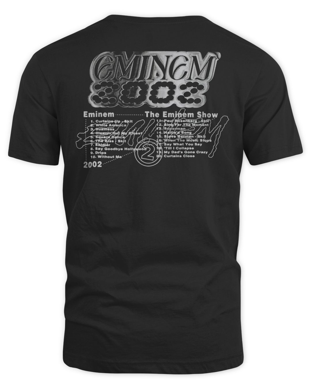 Eminem Merch the Eminem Show Chrome Logo Shirt