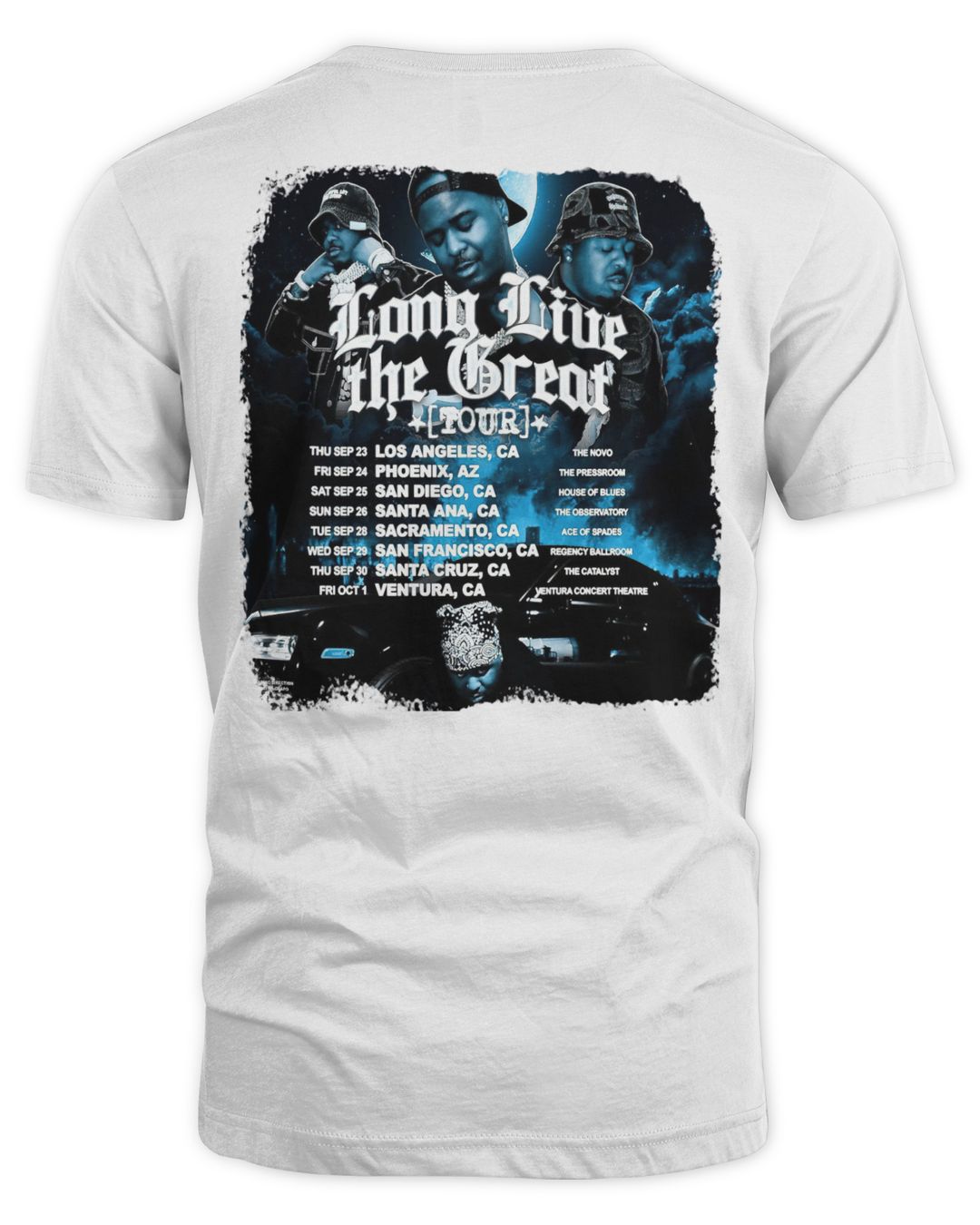 Drakeo The Ruler Merch Long Live The Great Tour T-Shirt | Cassivalen