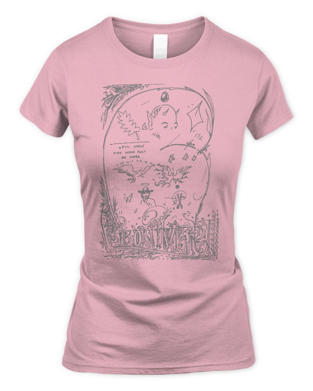 Bon Iver Merch Evil Angel Shirt